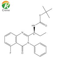 China CAS 870281-85-9 (S)-tert-butyl (1-(5-fluoro-4-oxo-3-phenyl-3,4-dihydroquinazolin-2-yl)propyl)carbamate 99%+ purity for sale