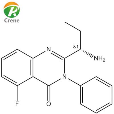 China (S)-2-(1-aMinopropyl)-5-fluoro-3-phenylquinazolin-4(3H)-one CAS 870281-86-0 99% Purity for sale