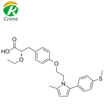 China Saroglitazar CAS 495399-09-2 99% Purity PPAR Agonist for Diabetes Research for sale