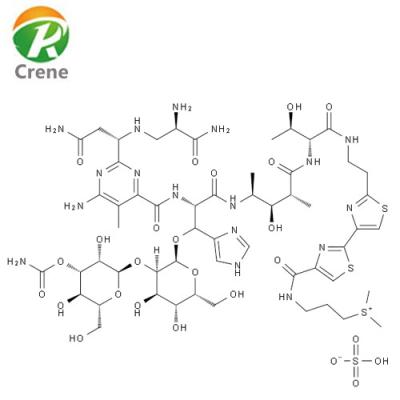 China Bleomycin Sulfate CAS 9041-93-4 DNA Synthesis Inhibitor Anticancer Agent 1500 IU/mg for sale