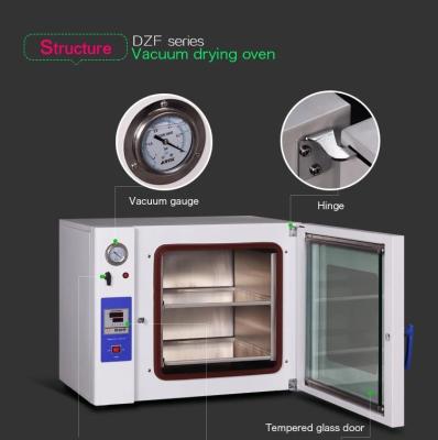 China SS304 4 Side Heating Vacuum Drying Chamber Vacuum Dryer Oven For Laboratory 20-130L for sale