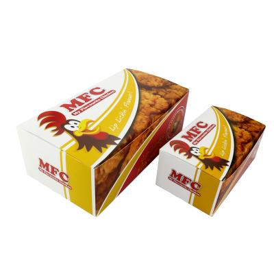 China Disposable Customized Logo Printing Custom Fried Chicken Packaging Box Packaging for sale