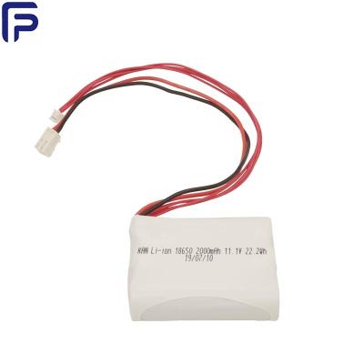 China 2000mAh Rechargeable Lithium Ion Polymer Battery Pack 11.1V 22.2Wh For Electric Sweeper for sale