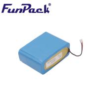 China Blue Li-Ion Cell Lithium Battery Pack 2S5P 7.4V 10000mAh 2000 Cycles for sale