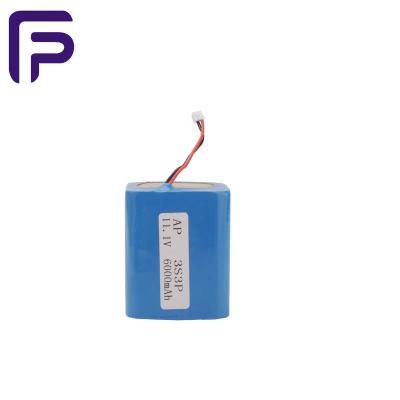 China Rechargeable Lithium Ion Battery Pack 11.1V 6000mAh 3S3P With Protect Board for sale