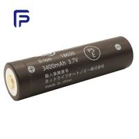China Torchlight High Temperature Lithium Battery , NCR 3400mah 18650 Rechargeable Battery for sale