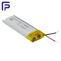 China Rechargeable 601235  Lithium Ion Battery Pack 3.7V 200mAh For Wearable Device for sale