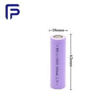 China 18620C Lithium Ion Rechargeable AAA Battery , 3.7V 2000mAh Battery 1.5A for sale