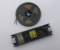 China DC 24V Light Box Power Supply 200 Watt Black Housing Slim LED Lighting Driver for sale