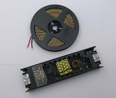 China DC 24V Light Box Power Supply 200 Watt Black Housing Slim LED Lighting Driver for sale
