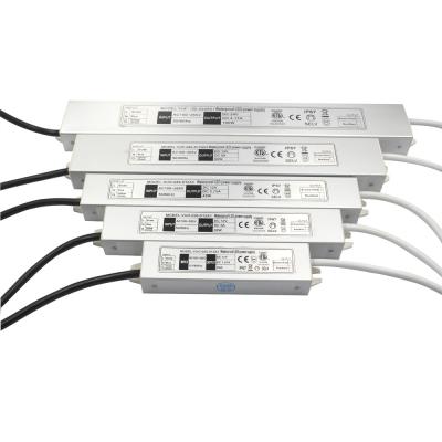 China 20W Constant Voltage Power Supply 12V Waterproof IP67 Ultra Thin LED Driver for sale