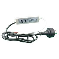 China IP67 Rating Slim LED Power Supply 20W 24V SAA LED Driver With AU Plug for sale