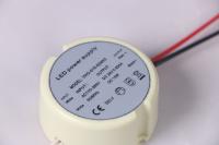 China Round Case Plastic LED Driver Indoor Constant Voltage IP20 For Cabinet Strip Light for sale
