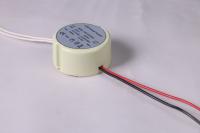 China Round Case Plastic LED Driver Indoor Constant Voltage IP20 For Cabinet Strip Light for sale