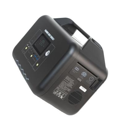 China 672WH Portable Power Station LifePO4 Outdoor Camping Battery Backup Power Supply for sale
