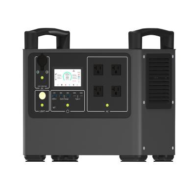 China 2000w Portable Solar Power Station Battery Portable Generator For Outdoor Camping for sale