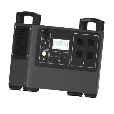 China 2000W 1920Wh LiFePO4 Home Energy 110V 220V Pure Sine Wave Portable Power Bank Solar for sale