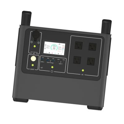 China 2000w 110V/220V Pure Sine Wave LiFePO4 Battery Portable Power Station for sale