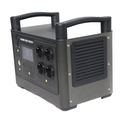 China LiFePO4 Battery Portable Power Station Storage Solar Energy Systems MPPT 2000W for sale