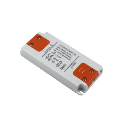 China ROHS Rubber Shell Ultra Thin LED Driver 6watt 12V 12mm With Wall Lamp for sale