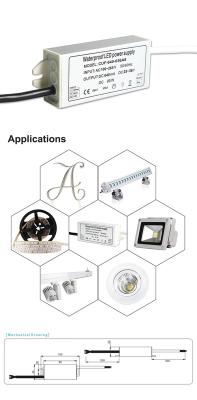 China RoHS 640mA LED Constant Current Power , Lightweight Flood Light Driver for sale