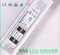 China OEM Waterproof Outdoor LED Driver Power Supply 12V 30W Lightweight for sale