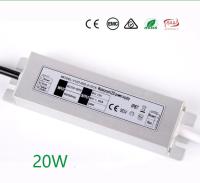China Antiwear DC 12V 20W Slimline LED Driver Switch Mode Waterproof for sale
