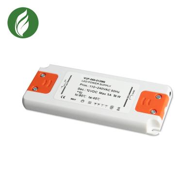 China EMC 12V 5A Ultra Thin LED Driver IP20 Lightweight For Strip Lights for sale