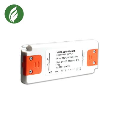China 24V 250mA Class 2 Ultra Thin LED Driver Fireproof For Spotlight for sale