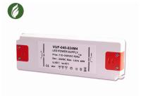 China Indoor Lighting Ultra Thin LED Driver 40W 24V Anticorrosive Plastic for sale