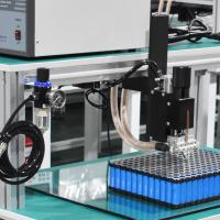 China Semi Automatic Battery Tab Spot Welding Machine Resistance Type Spot Welder for sale