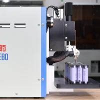 China High Precision Battery Pack Assembly Equipment 18650 Pneumatic Spot Welder for sale