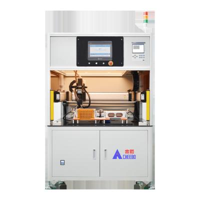 China Dual Station Rotating Single-Sided Spot Welding Machine For 18650 Cylindrical Lithium Battery for sale
