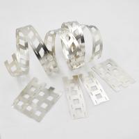 China 0.1mm 0.15mm 0.2mm Thick Custom Shape Pure Nickel Tab For 18650 Battery Connection Nickel Sheet for sale