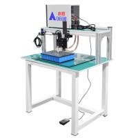 China High Precision Pneumatic Multi Pulse Semi-Automatic Gantry Lithium Battery Spot Welding Machine for sale