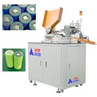 China Stepper Motor Pneumatic Work Method 150kg Fully Automatic Cylindrical Positive Electrode Lithium Battery Sticker Machine for sale