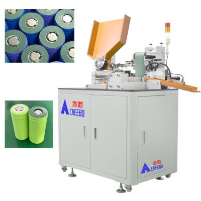 China Stepper Motor Pneumatic Work Method 150kg Fully Automatic Cylindrical Positive Electrode Lithium Battery Sticker Machine for sale