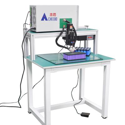 China 60KG Precision Battery Pack Spot Welding Machine For Lithium Battery CHEEBO Electric Transistor Semi-Automatic for sale