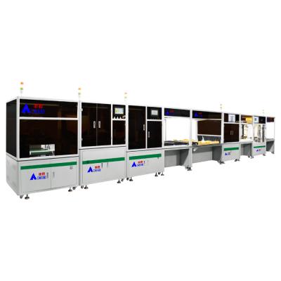 China Semi-Automatic Lithium Battery Pack Assembly Line for 18650 21700 Cells for sale