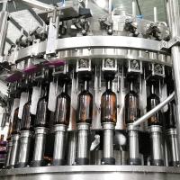 China 3-in-1 Automatic Glass Bottle Beer Filling Machine for sale