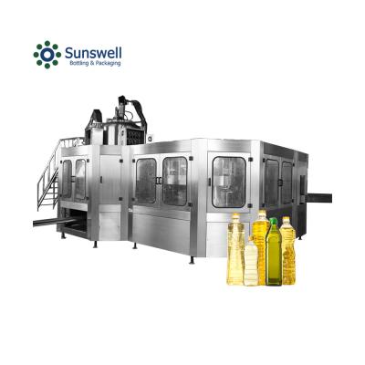 China Automated Liquid Edible Oil Filling Machine 50-3700ml Capacity 5000-18000 BPH Food Grade Stainless Steel for sale