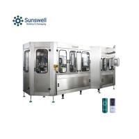 China Automatic Aluminum Beer Can Filling Sealing Machine Making Line For Carbonated Beverage for sale