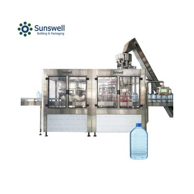 China 4000BPH Automatic Bottle Drinking Water Filling Machine Line  3l - 5l for sale