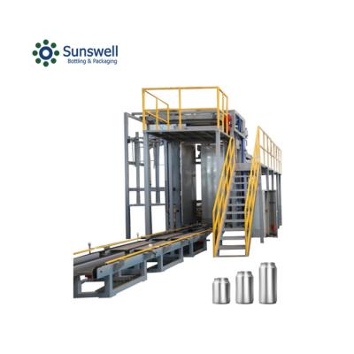 China High Level Depalletizer Machine 36000CPH Capacity 3100mm Conveyor Height for Empty Aluminum Cans and Bottles for sale