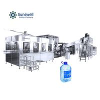 China Automatic 5 Gallon Pure Water Filling Machine 304 Stainless Steel 100-120 BPH for sale