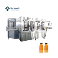 China Automatic 3-in-1 Juice Filling Sealing Machine Aseptic PET Bottle Filler 2000-24000 BPH for sale