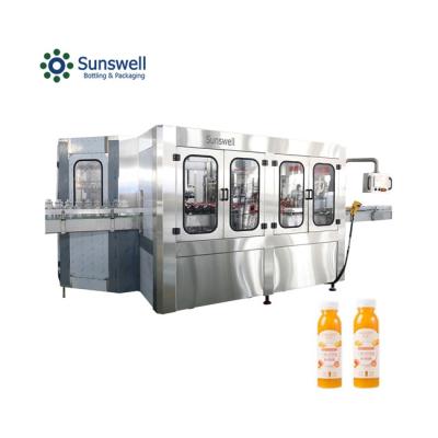 China 3-in-1 Juice Filling Machine Rinsing Filling Capping Monoblock 2000-24000 BPH for sale