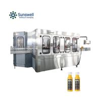 China 3-in-1 Juice Filling Machine PET Bottle Beverage Filling Production Line 2000-24000 BPH for sale