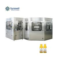 China 3-in-1 Juice Bottle Filling Machine 330-2250ml High Productivity Liquid Filler 2000-24000 BPH for sale