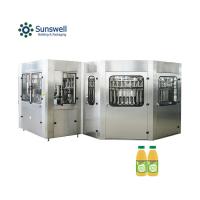 China Beverage Juice Filling Machine Electric Driven For 330 - 2250ml Bottle Volume for sale